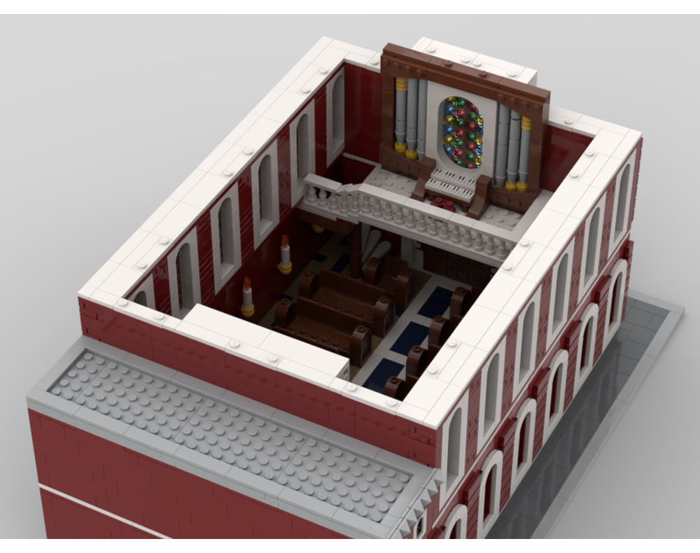 LEGO MOC Corner Catholic Church by 13LemonLego | Rebrickable - Build ...