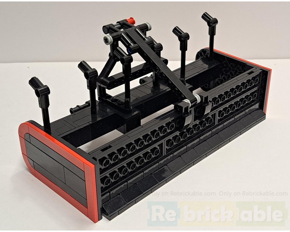 LEGO MOC Box Blade Attachment For Tractors by Itz_Just_Jake | Rebrickable - Build with LEGO