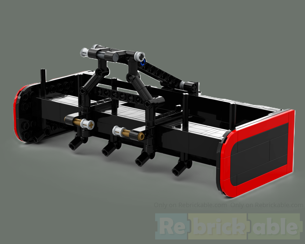 LEGO MOC Box Blade Attachment For Tractors by Itz_Just_Jake | Rebrickable - Build with LEGO