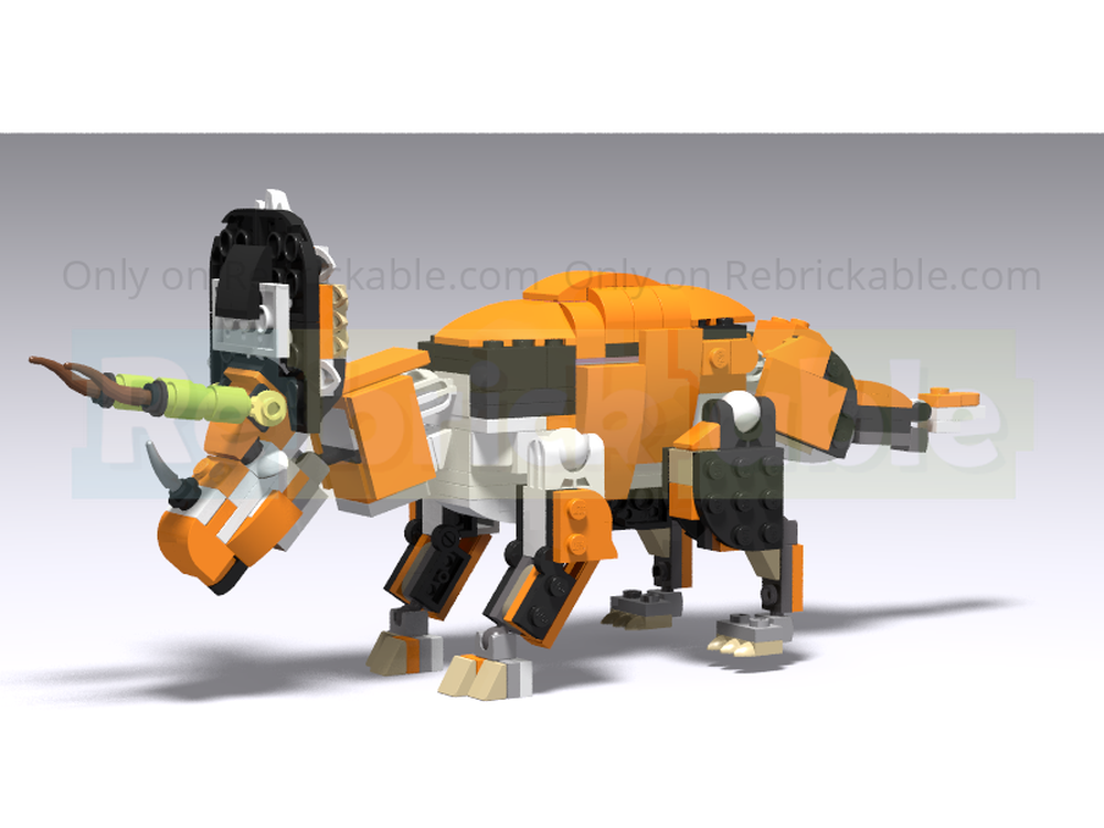 LEGO MOC 31129 Triceratops 1:32 by cre8torbuilds | Rebrickable - Build ...