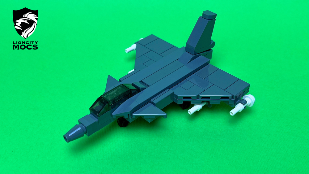 LEGO MOC Dassault Rafale Lego Tutorial (1:120) by Lioncity Mocs ...