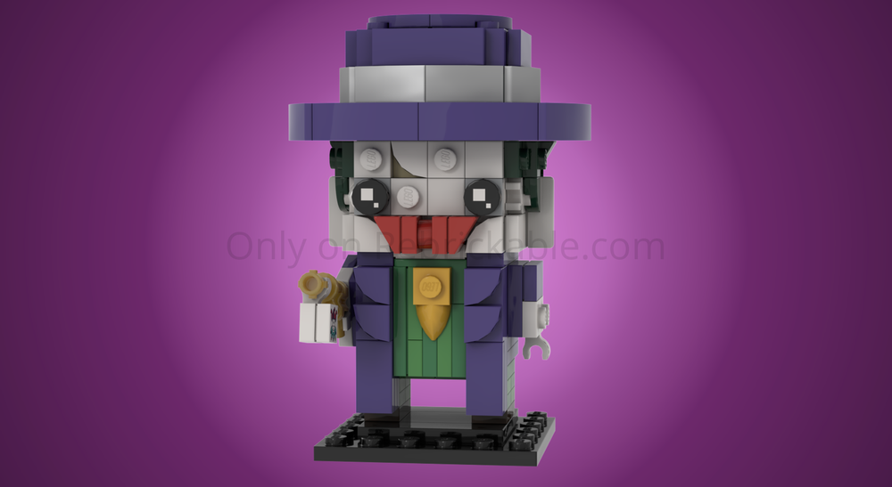 LEGO MOC The Joker Brickheadz by raguidel | Rebrickable - Build with LEGO