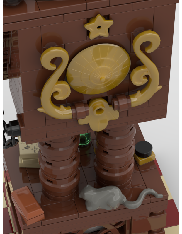LEGO MOC Lectern by Thierry | Rebrickable - Build with LEGO