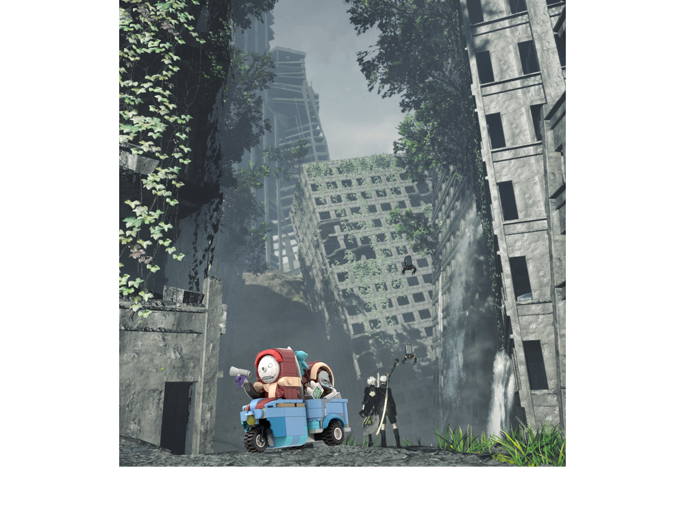 LEGO MOC Emil, NieR Automata Version by Kuki | Rebrickable - Build with ...