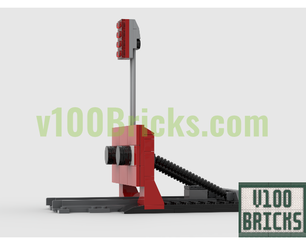 LEGO MOC Train Buffer by v100Bricks | Rebrickable - Build with LEGO