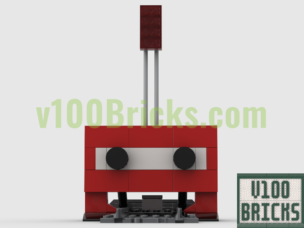 LEGO MOC Train Buffer by v100Bricks | Rebrickable - Build with LEGO
