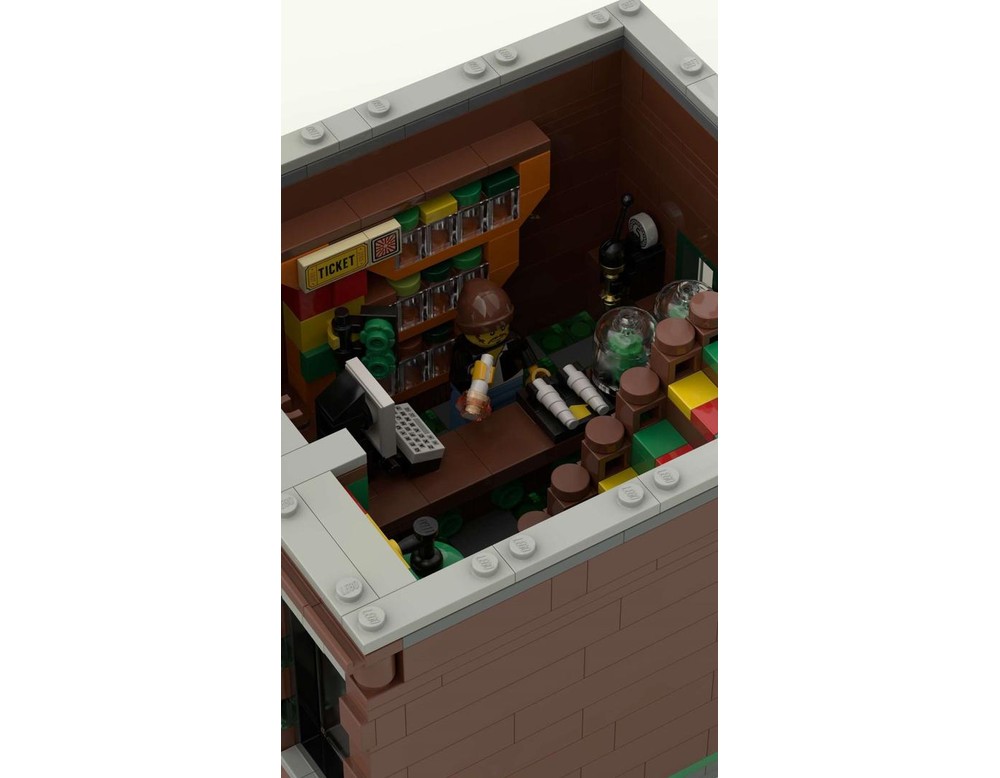 LEGO MOC The coffee shop by Blocksandmocs | Rebrickable - Build with LEGO