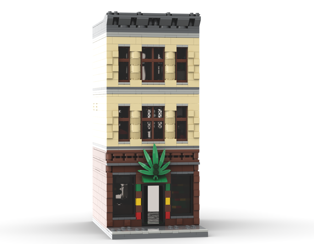 LEGO MOC The coffee shop by Blocksandmocs | Rebrickable - Build with LEGO