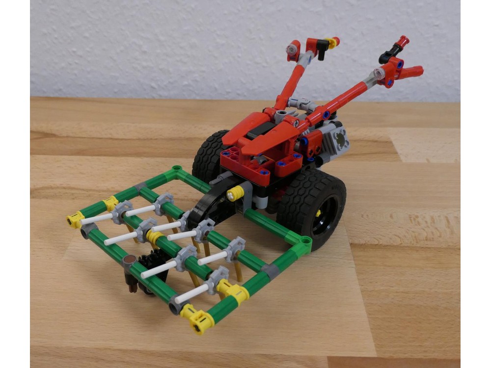 Lego Moc Pasture Aerator For Single Axle Tractor 7 By Larsagri