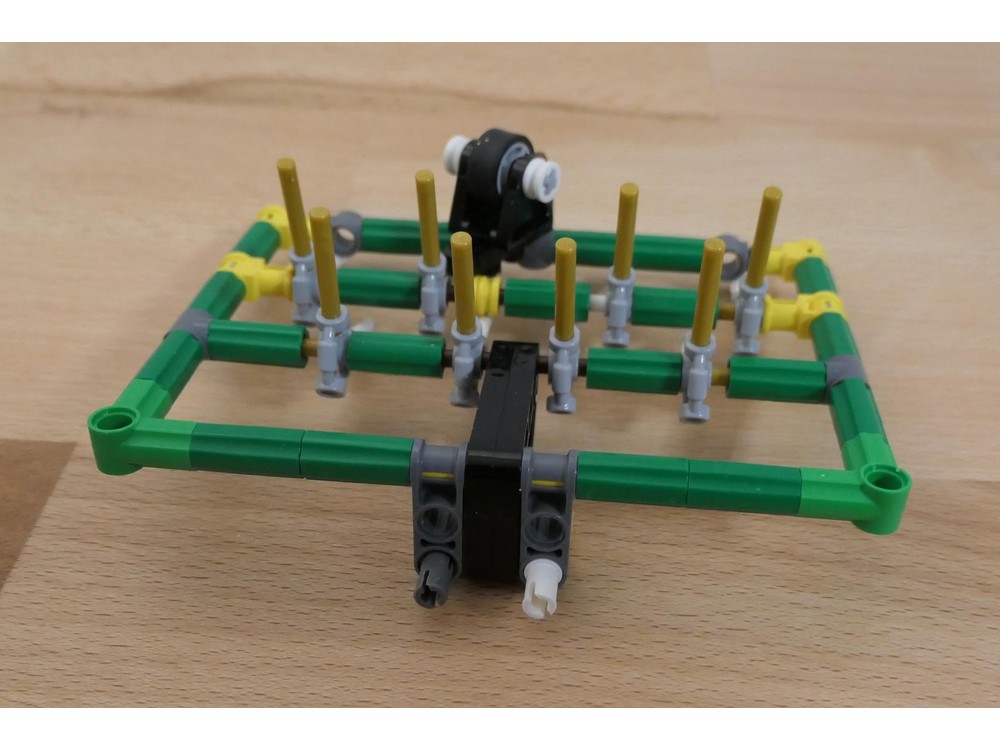 Lego Moc Pasture Aerator For Single Axle Tractor 7 By Larsagri