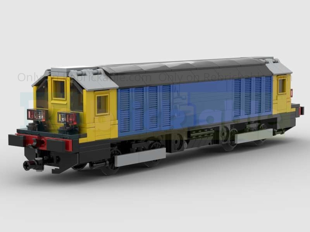 LEGO MOC-203435 London Underground Battery Loco BLUE by MOCerhead ...