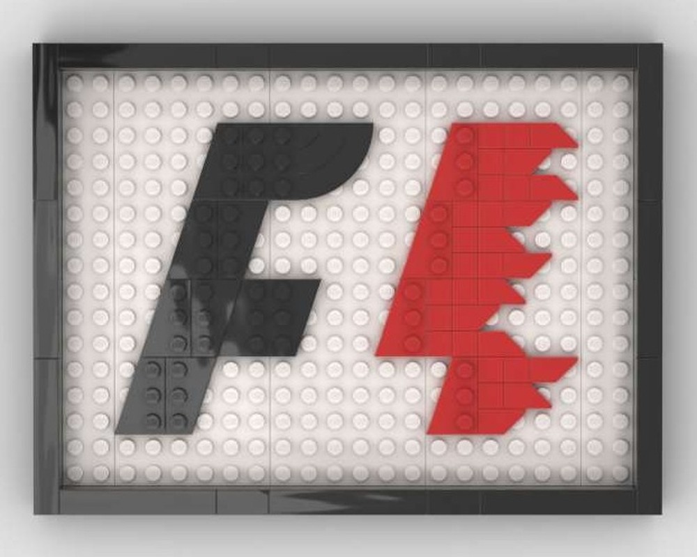 LEGO MOC-203444 F1 Logo by natthummor | Rebrickable - Build with LEGO