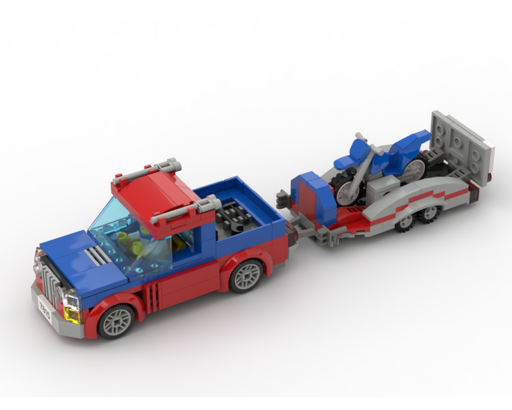 LEGO MOC Motorcycle Transport 2018 - MOC 6654 by n2brick | Rebrickable ...