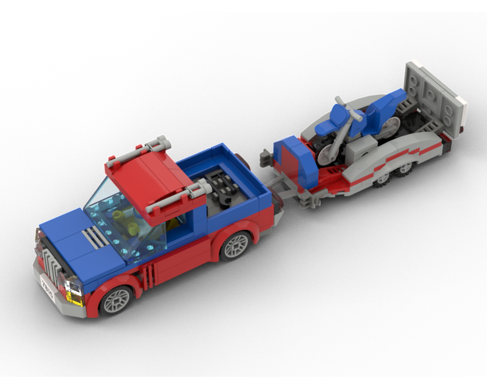 LEGO MOC Motorcycle Transport 2018 - MOC 6654 by n2brick | Rebrickable ...