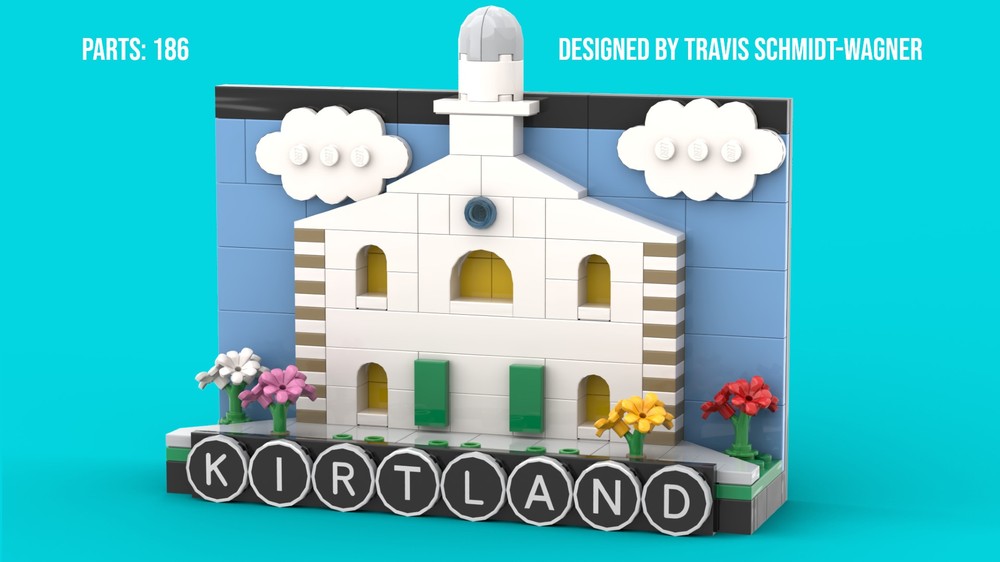 LEGO MOC Kirtland Temple Postcard by Camobricktape | Rebrickable ...