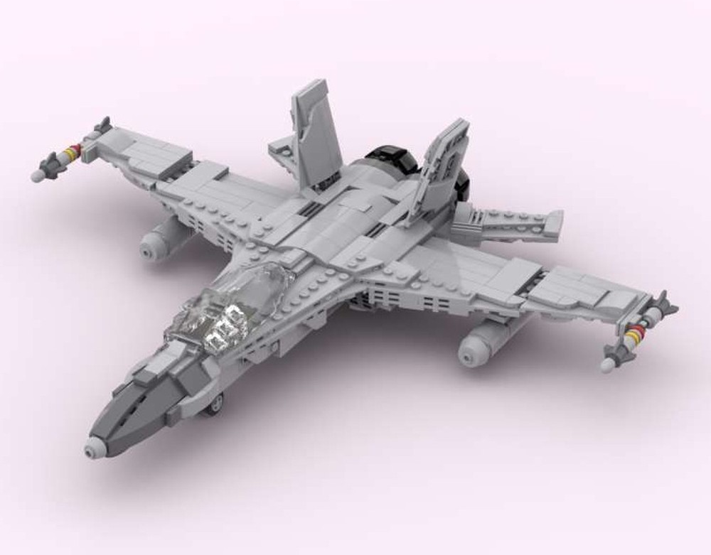 LEGO MOC F/A-18 by MATEILEGO | Rebrickable - Build with LEGO