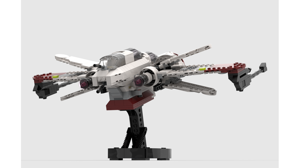 Lego Moc Arc 170 Starfighter 75402 Mod By Darkcrafter3 Rebrickable