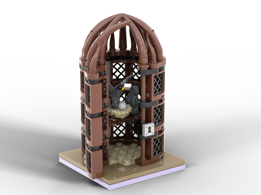 LEGO MOC Falconer Bird Enclosure by Thomus_Bean | Rebrickable - Build ...