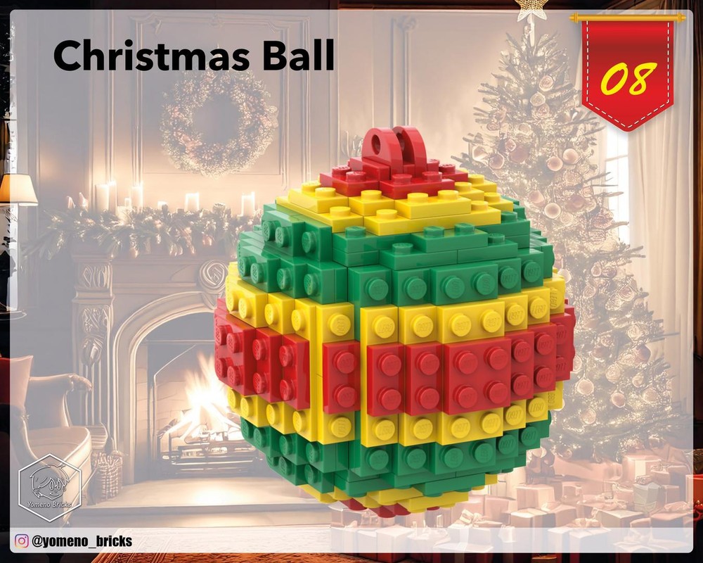 LEGO MOC Christmas Ball by YomenoBricks | Rebrickable - Build with LEGO