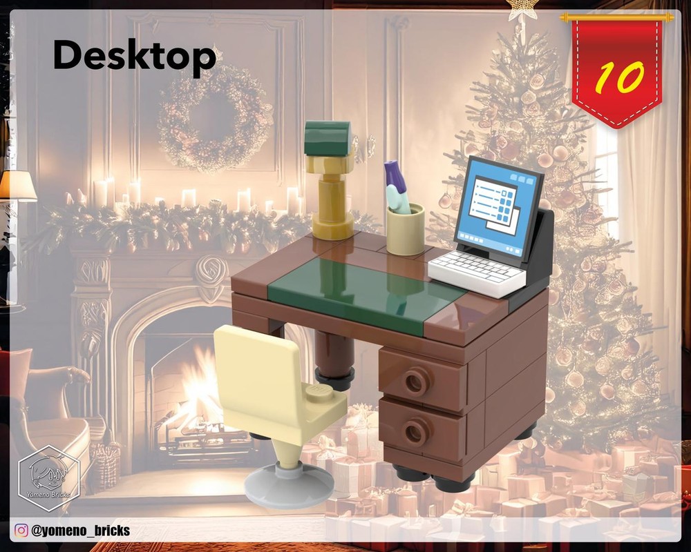 LEGO MOC-203483 Desktop by YomenoBricks | Rebrickable - Build with LEGO