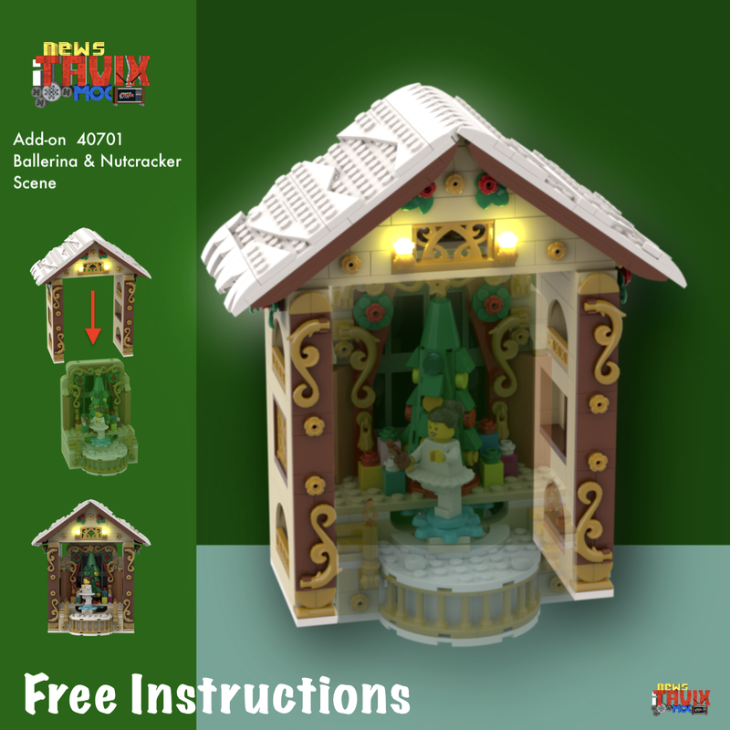 LEGO MOC Add-on 40701 Ballerina & Nutcracker Scene by iTavix ...