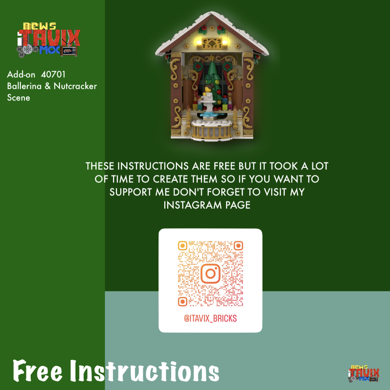 LEGO MOC Add-on 40701 Ballerina & Nutcracker Scene by iTavix ...