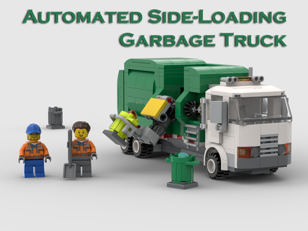 LEGO MOC Automated Side-Loading Garbage Truck by MochiMaster ...