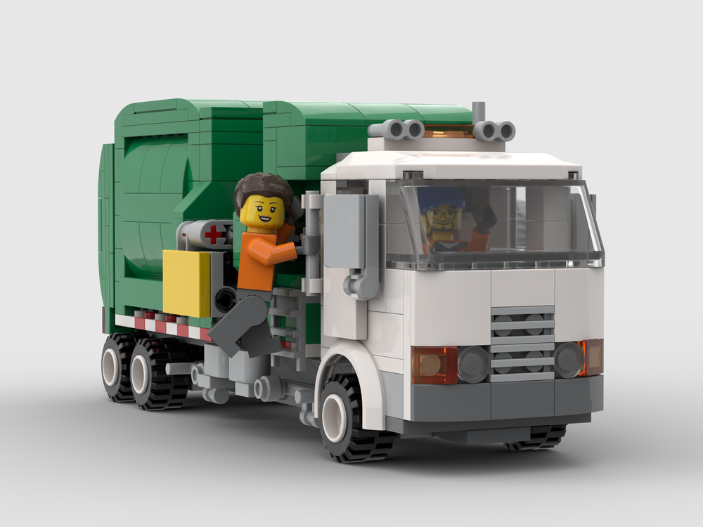 LEGO MOC Automated Side-Loading Garbage Truck by MochiMaster ...