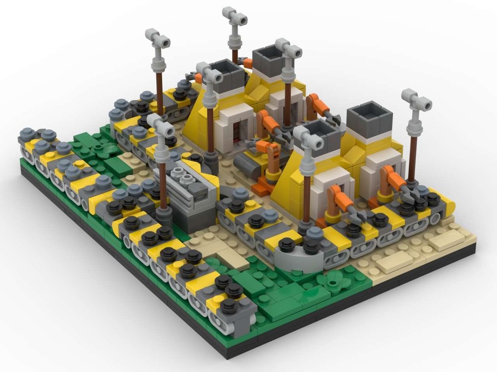 LEGO MOC Factorio Iron smelting by 2poky3 | Rebrickable - Build with LEGO