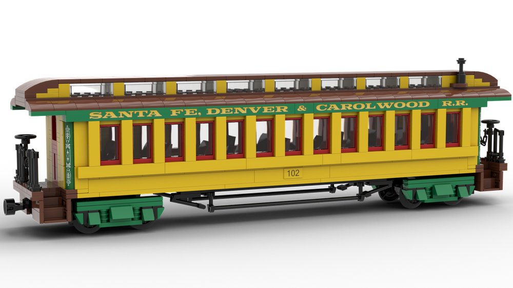 LEGO MOC-203503 Carolwood Passenger Car by Yellow.LXF | Rebrickable ...