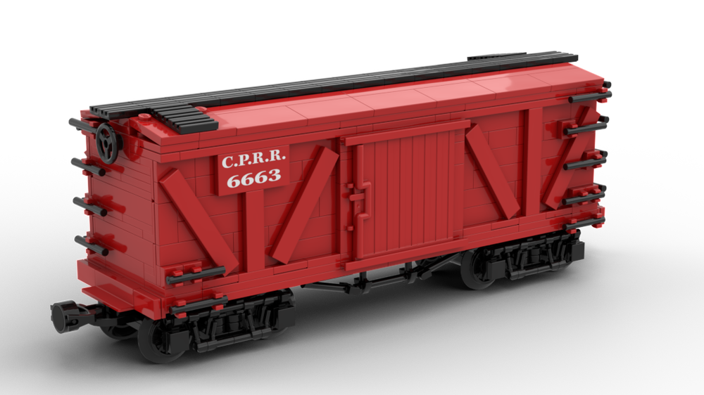 LEGO MOC Carolwood Box Car by Yellow.LXF | Rebrickable - Build with LEGO