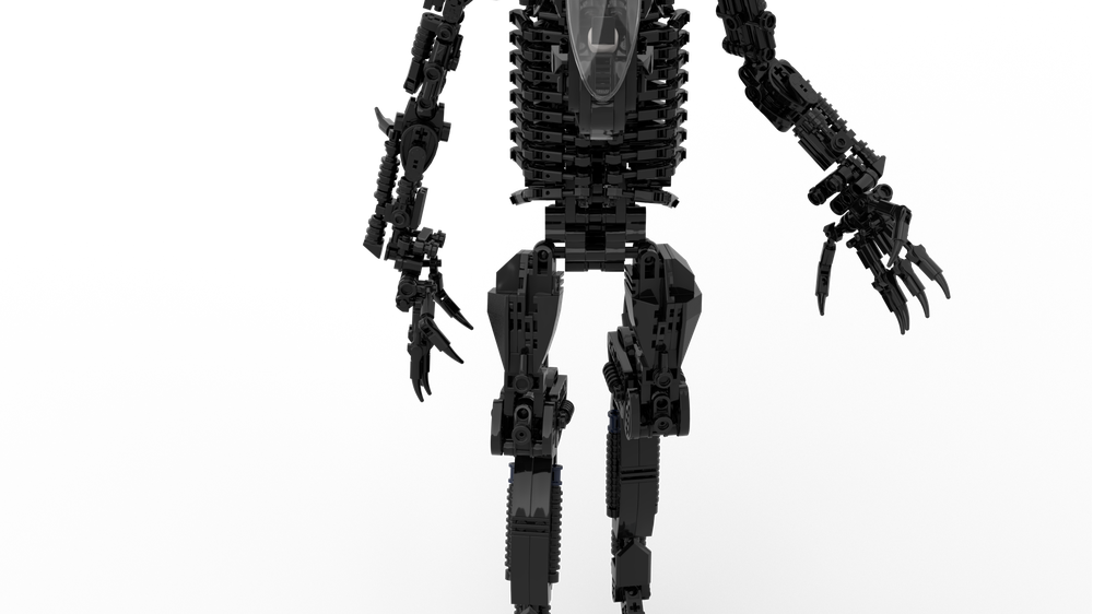 LEGO MOC Xenomorph - Alien - anatomically correct - Fully Articulate ...