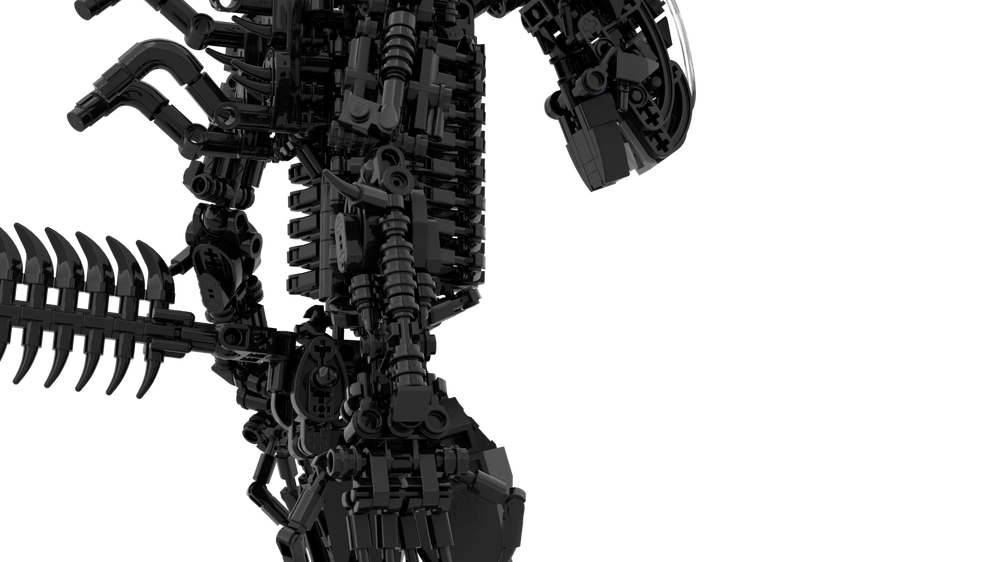 LEGO MOC Xenomorph - Alien - anatomically correct - Fully Articulate ...