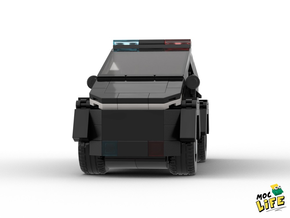 LEGO MOC Tesla Cybertruck police by MocLife | Rebrickable - Build with LEGO