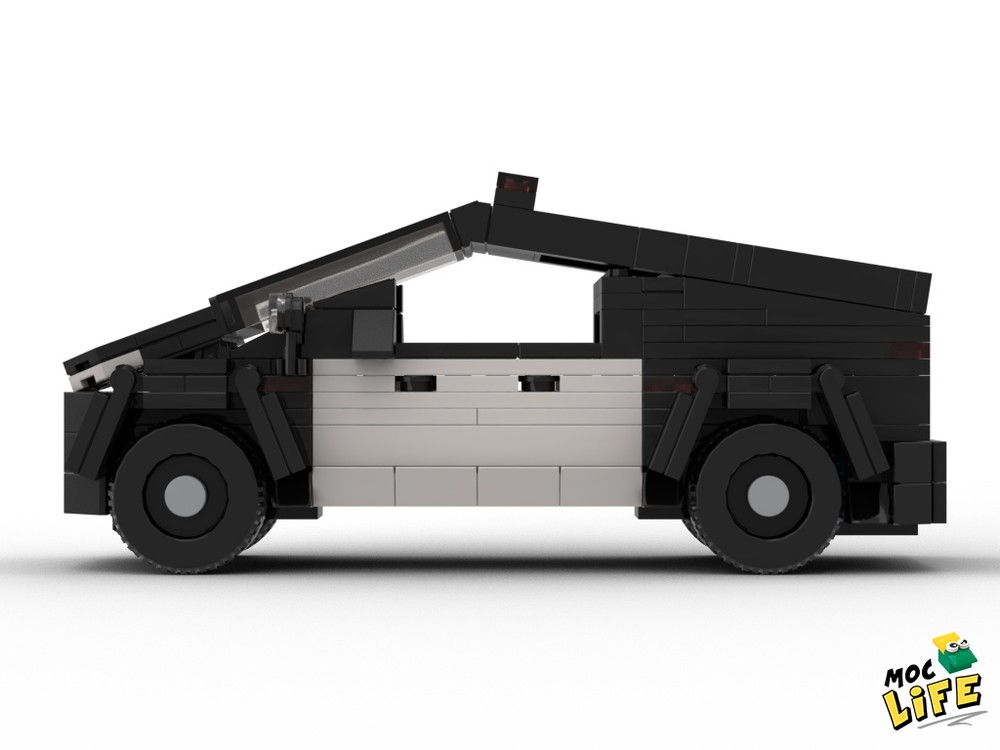 LEGO MOC Tesla Cybertruck police by MocLife | Rebrickable - Build with LEGO