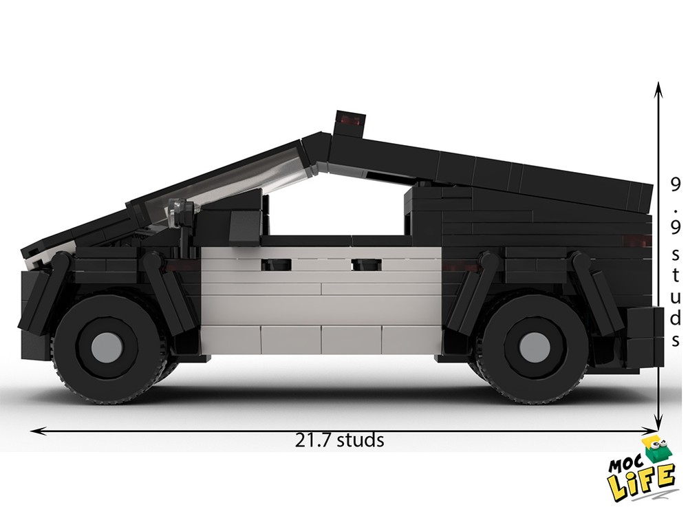 LEGO MOC-203521 Tesla Cybertruck police by MocLife | Rebrickable ...