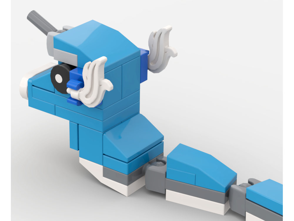 LEGO MOC Dragonair - Pokemon by Agilinzzz | Rebrickable - Build with LEGO