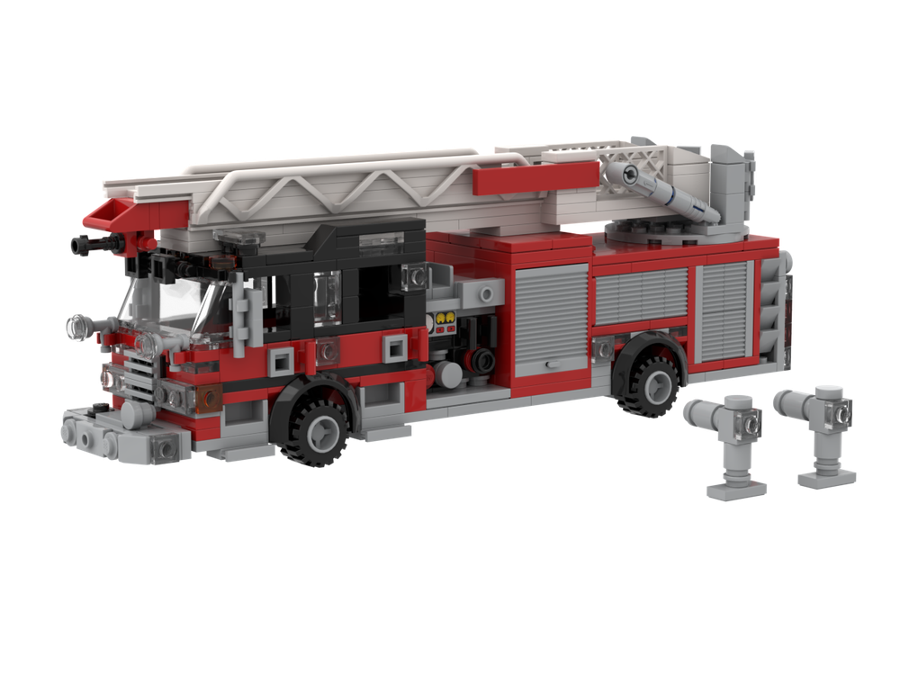 LEGO MOC Simple Fire Truck by freelegoemergencyfiles | Rebrickable ...