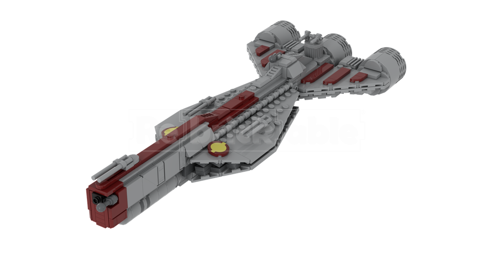 Lego Moc Republic Frigate Midi Scale By Raguidel Rebrickable