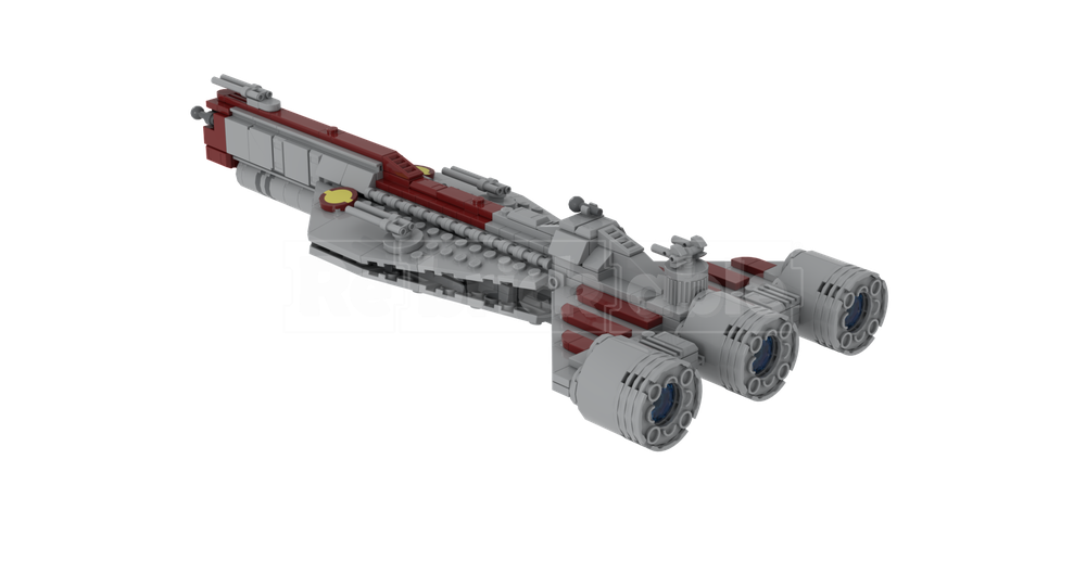 Lego Moc Republic Frigate Midi Scale By Raguidel Rebrickable