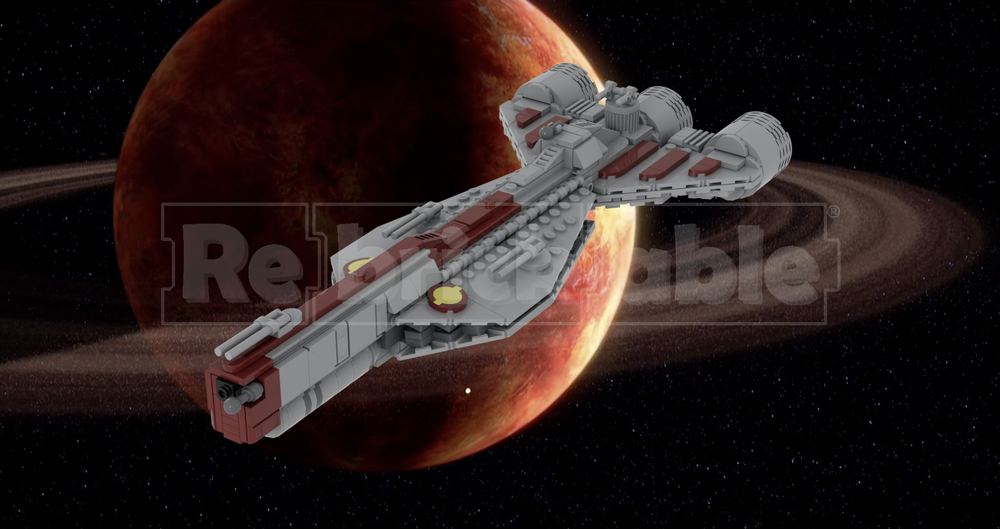 LEGO MOC Republic Frigate - Midi scale by raguidel | Rebrickable ...