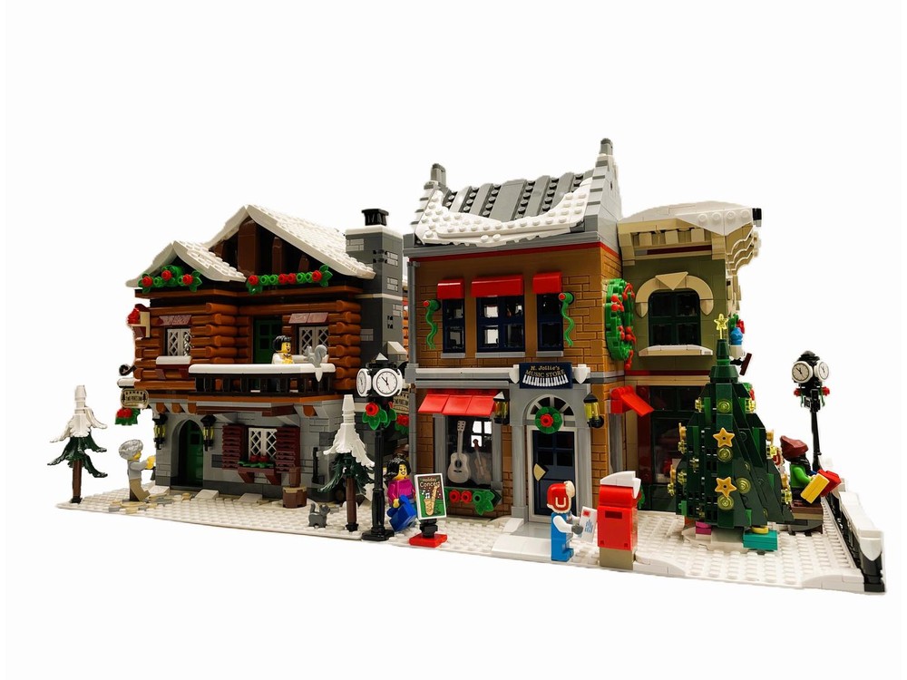 Lego Moc Alpine Lodge Modular Alternate Build Of 2x10325 By Re Bricked