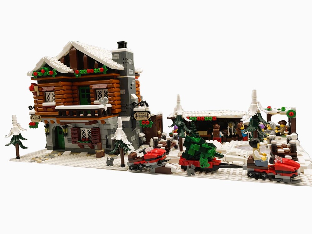 LEGO MOC Alpine Lodge Modular Alternate build of 2x10325 by re-bricked ...