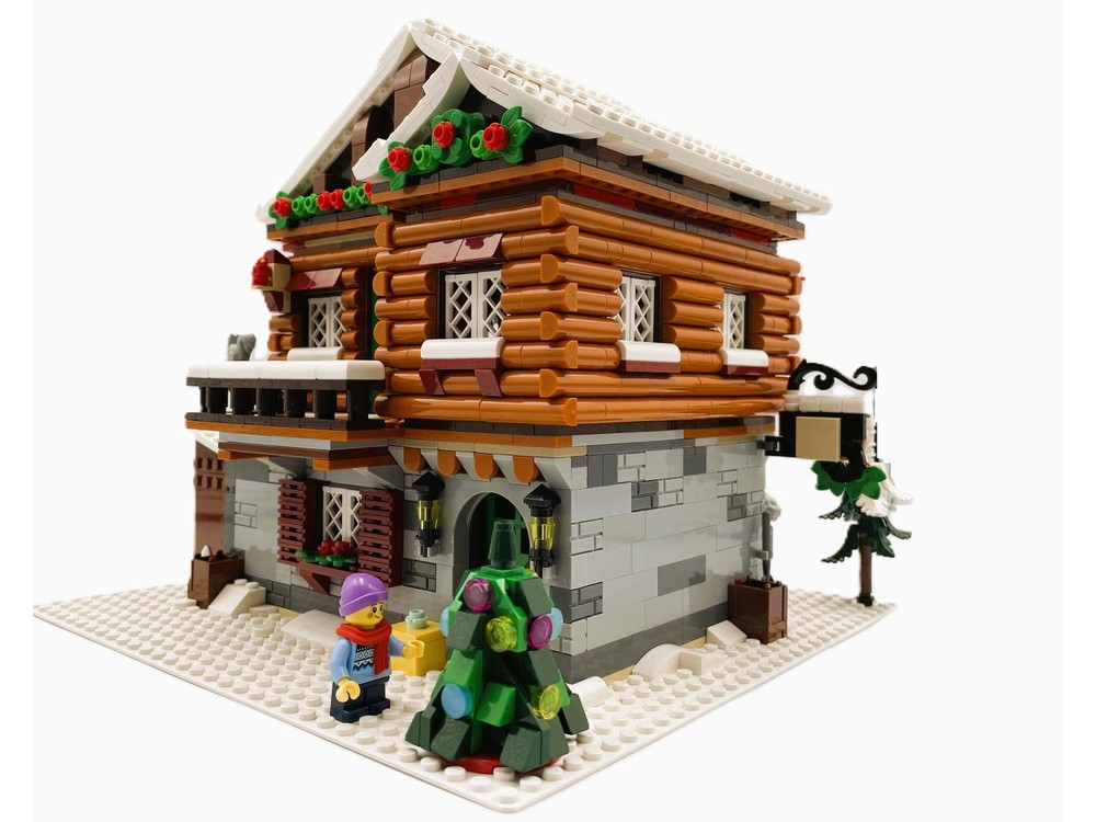 LEGO MOC Alpine Lodge Modular Alternate build of 2x10325 by re-bricked ...
