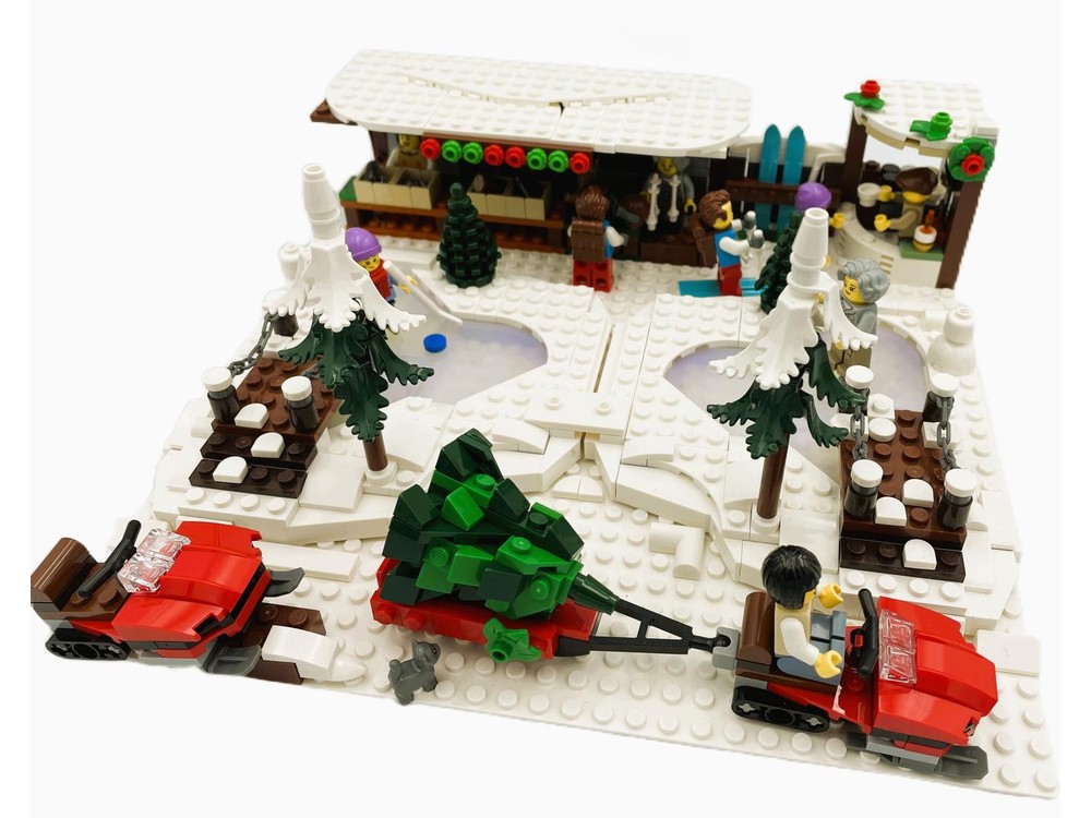 LEGO MOC Alpine Lodge Modular Alternate build of 2x10325 by re-bricked ...