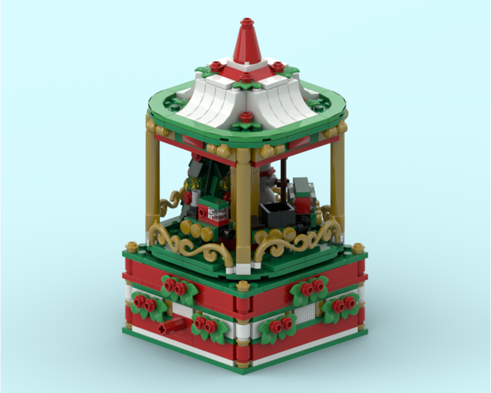 LEGO MOC Carousel for Chistmas by macetat | Rebrickable - Build with LEGO