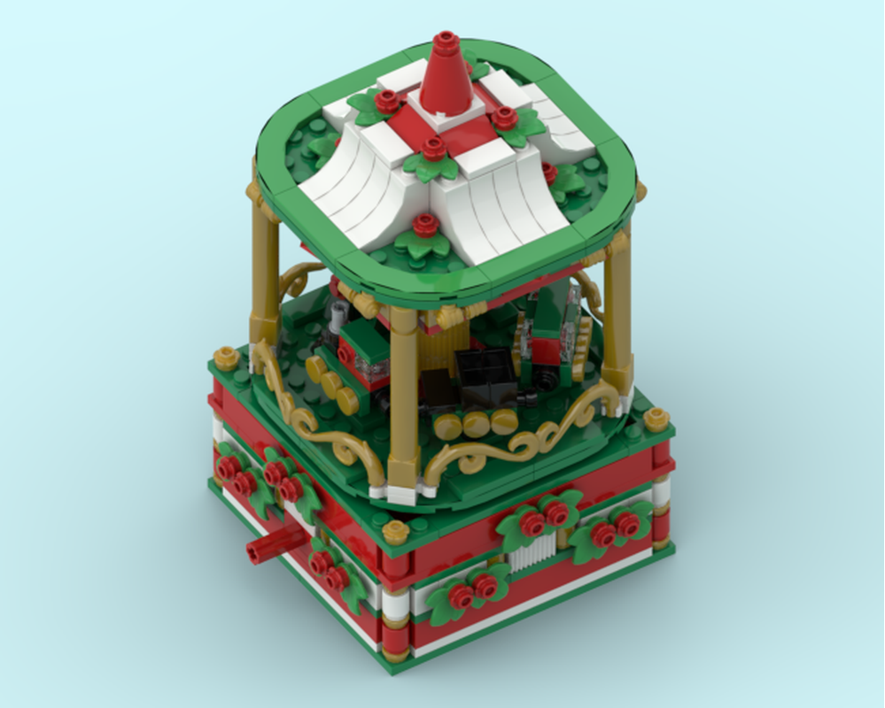 LEGO MOC Carousel for Chistmas by macetat | Rebrickable - Build with LEGO
