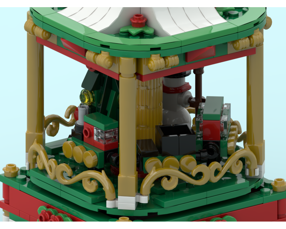 LEGO MOC Carousel for Chistmas by macetat | Rebrickable - Build with LEGO