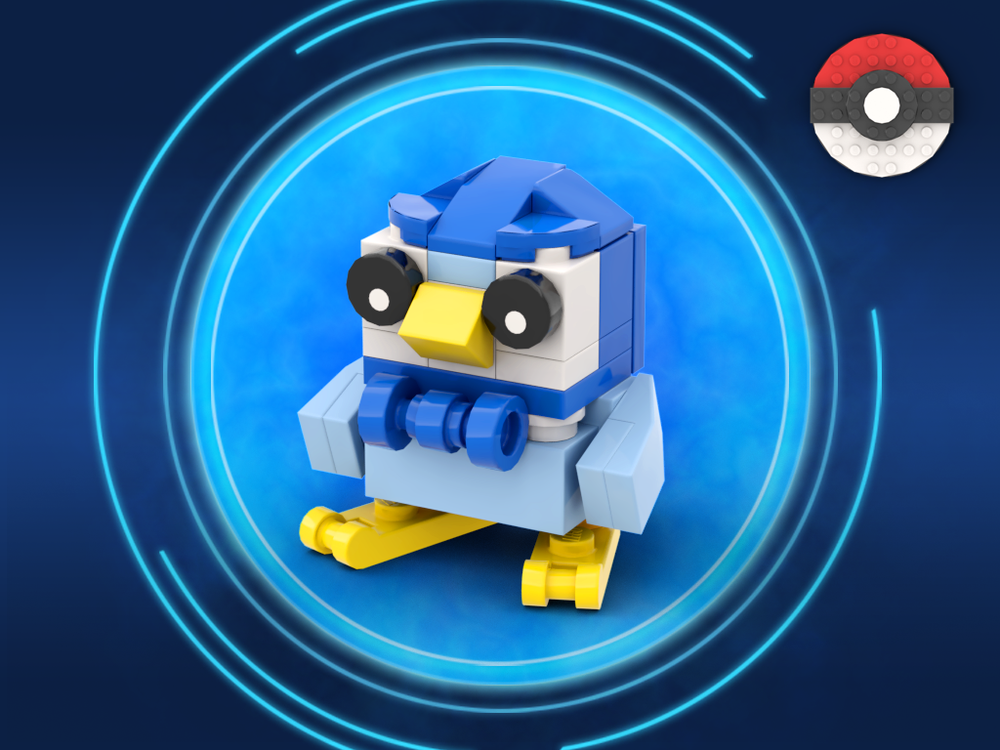 LEGO MOC Piplup - Pokemon by Agilinzzz | Rebrickable - Build with LEGO