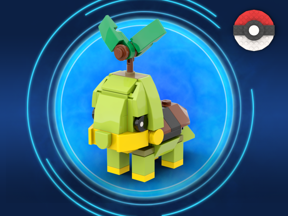 LEGO MOC Turtwig - Pokemon by Agilinzzz | Rebrickable - Build with LEGO